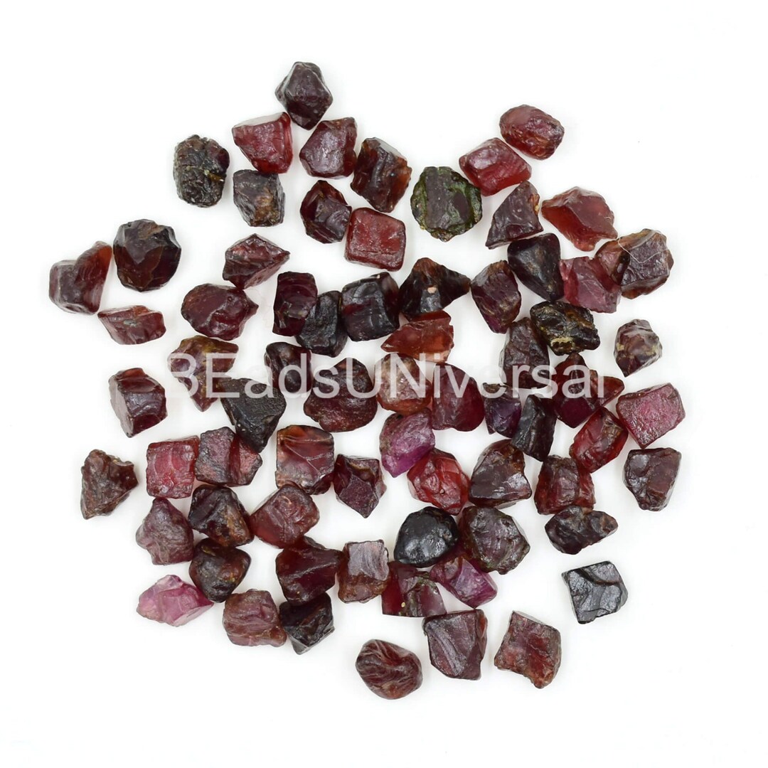 Red Garnet Raw Crystal Stone Loose Garnet Uncut Raw Gemstone - Etsy