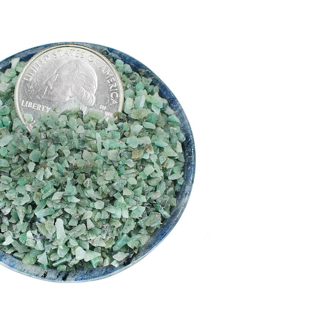 Natural Emerald Crushed Raw Gemstone May Birthstone Raw Rough Crystal ...
