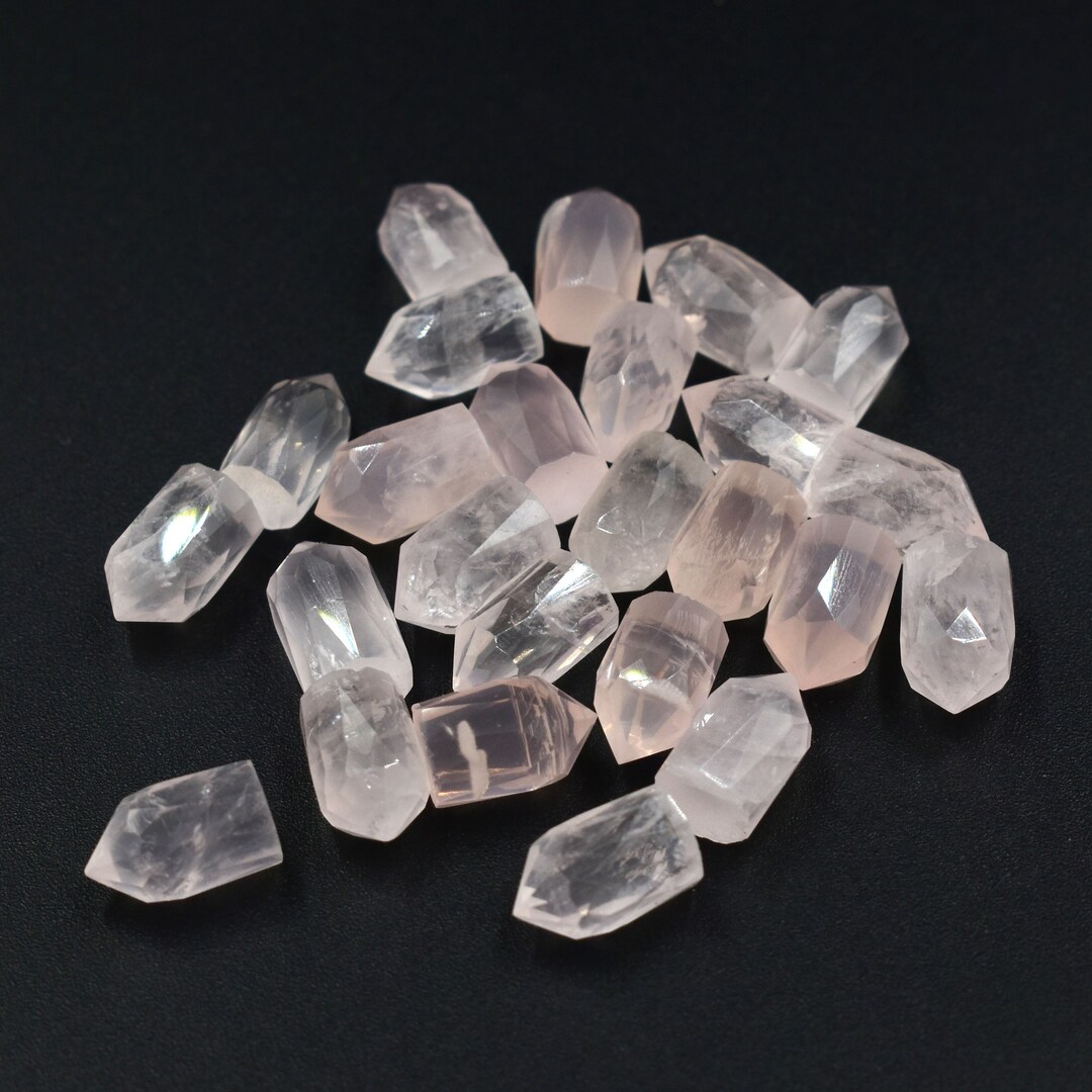 Natural Rose Quartz Pencil Pointer Gemstone Rose Quartz Wands Mini ...