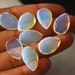 Synthetic Opalite Faceted Pear Tablet Cuts Loose Gemstone 11x17 Mm Drop ...