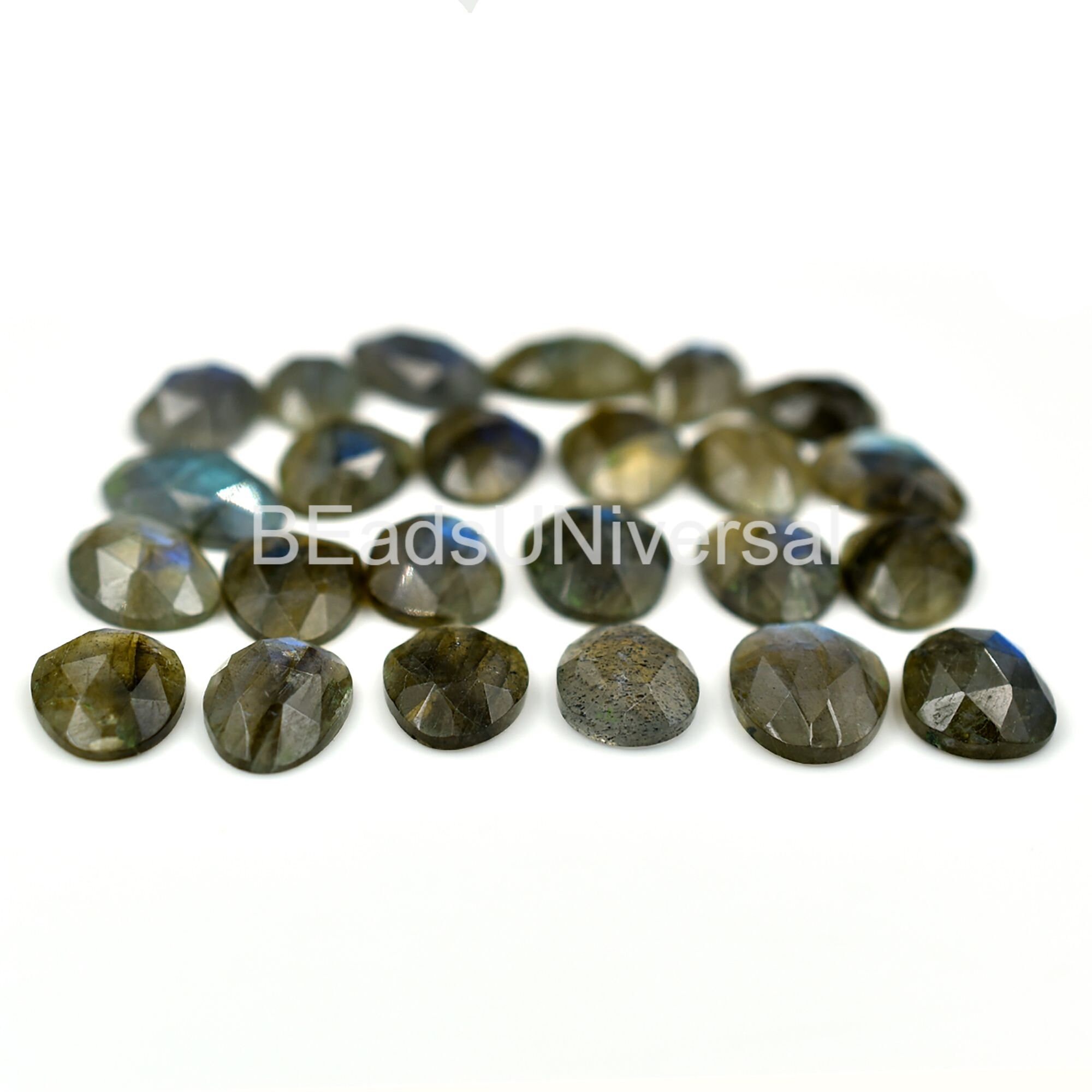 Natural Labradorite Rose Cuts Loose Gemstone 8x10 to 11x15 Mm - Etsy Canada