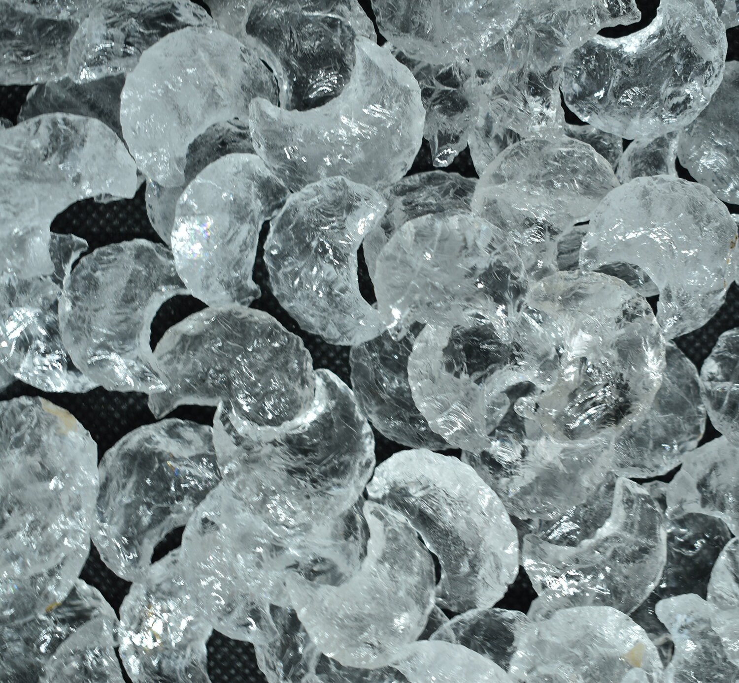 Natural Crystal Crescent Gemstone Crystal Carved Moon - Etsy