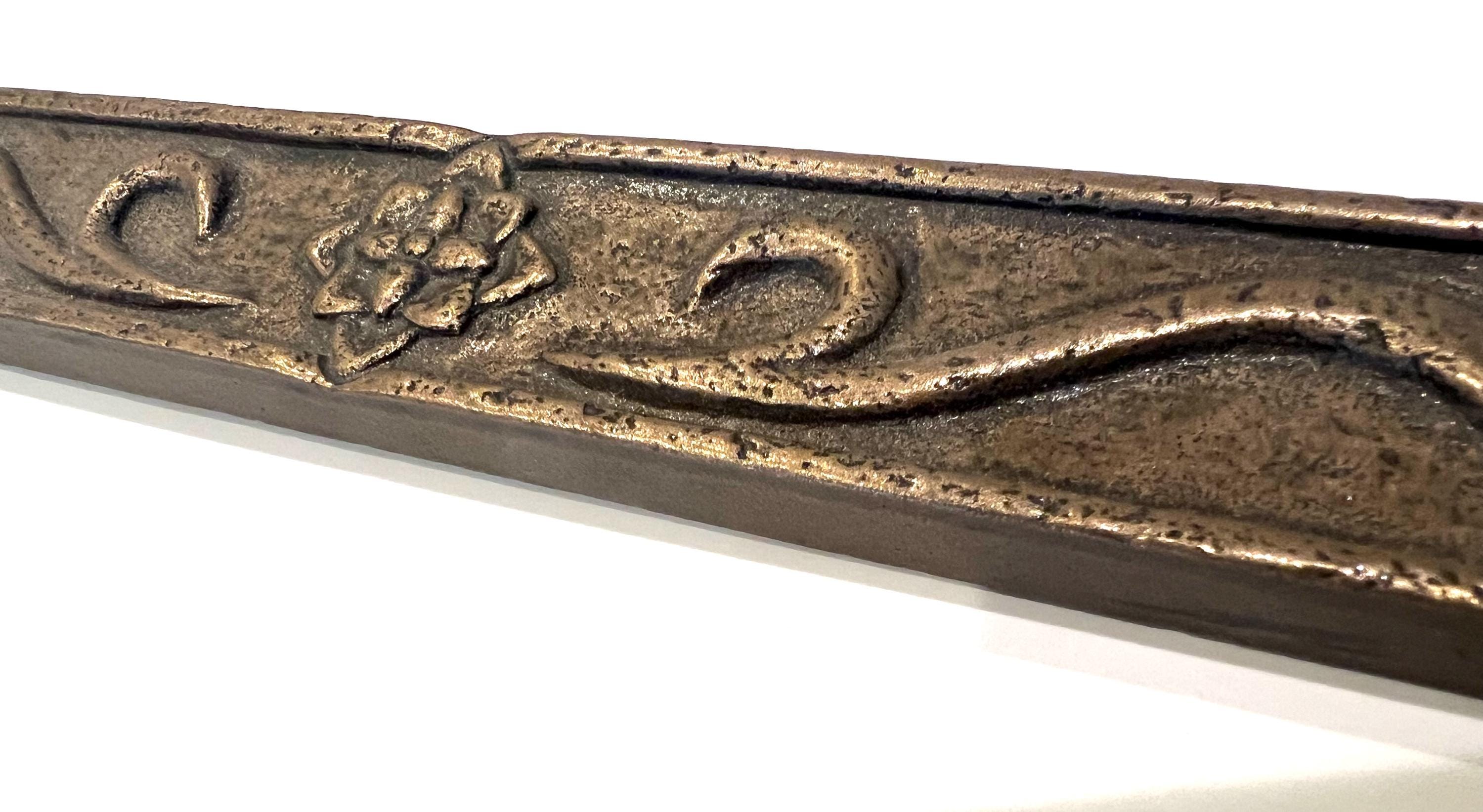 Bronze Gold Resin Tile: Roman Metal Wall Art Border (1x8) - Etsy