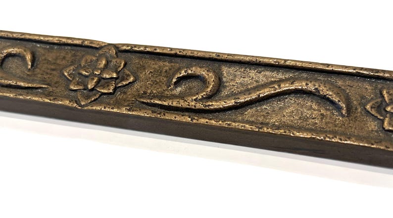 Bronze Gold Resin Tile: Roman Metal Wall Art Border (1x8) - Etsy