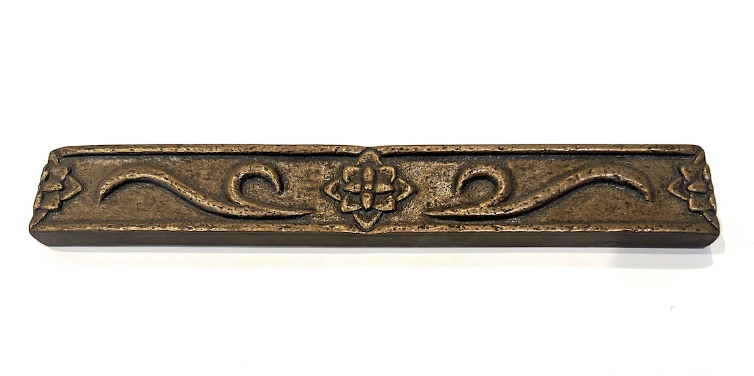 Bronze Gold Resin Tile: Roman Metal Wall Art Border (1x8) - Etsy