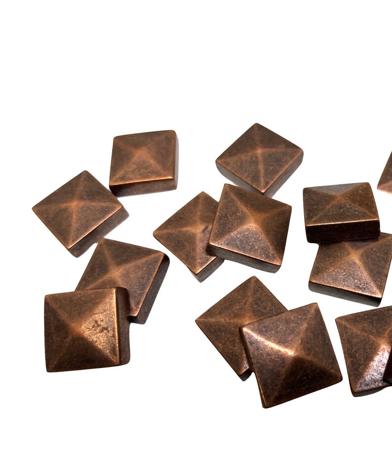 Copper 1x1 Genuine Metal Pyramid Decorative Embossed Wall Tile, Wall ...