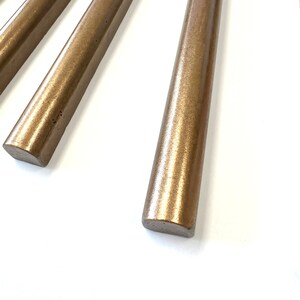 1/2x6 Kensington Shiny Metallic Bronze Resin Listello Border Backsplash ...