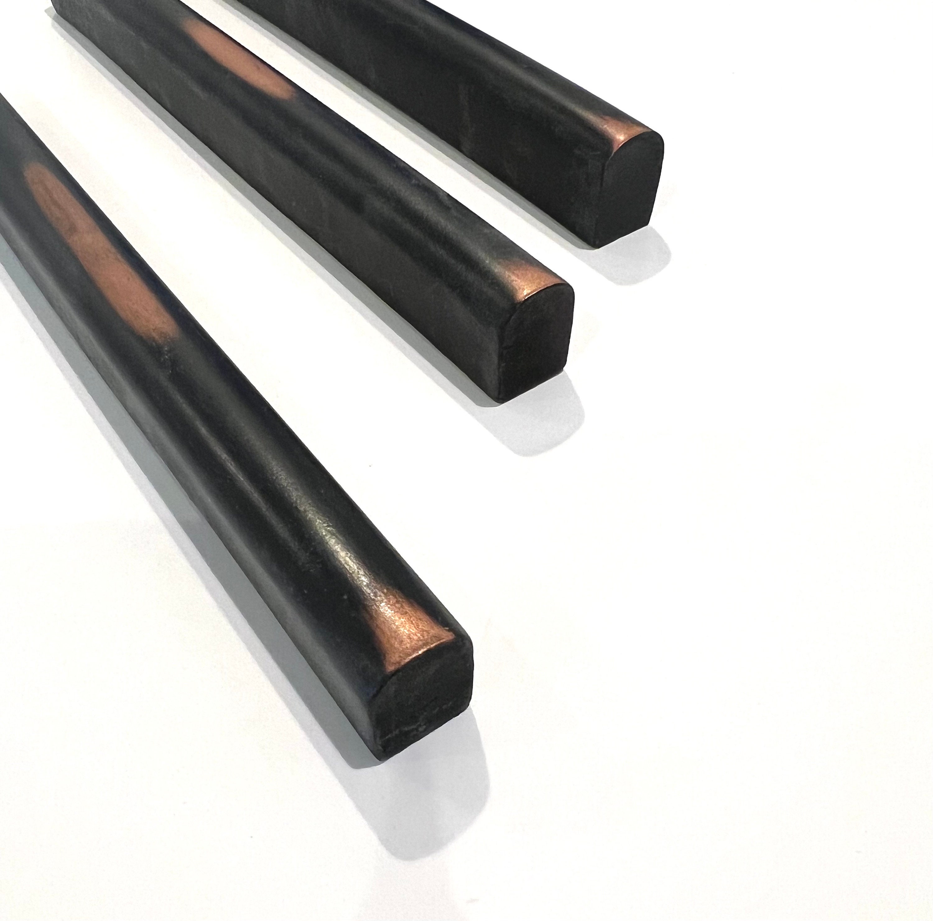 1/2 in X 7 7/8 Oil Rubbed Bronze Metallic Resin Listello Border ...
