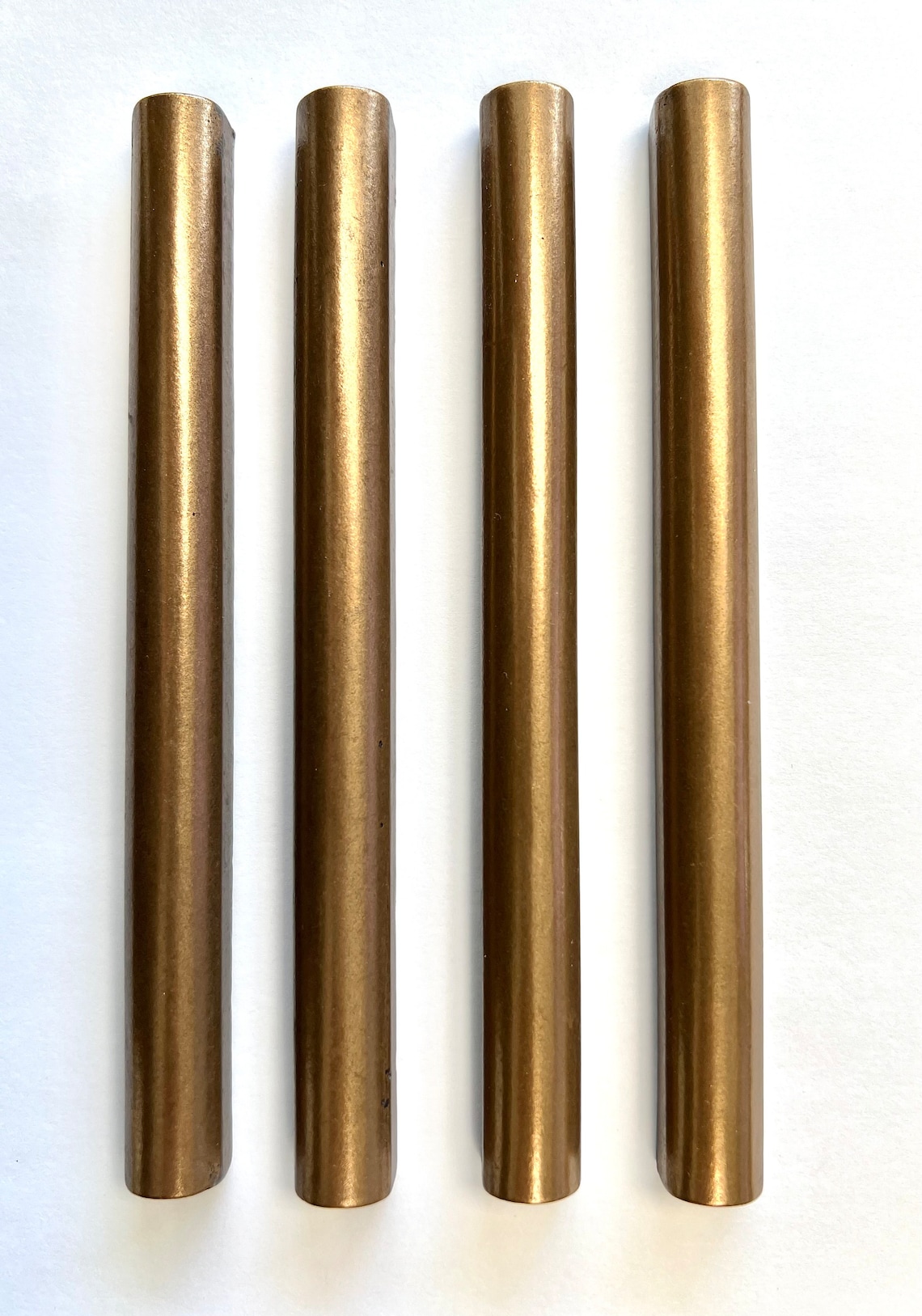 1/2x6 Kensington Shiny Metallic Bronze Resin Listello Border Backsplash ...