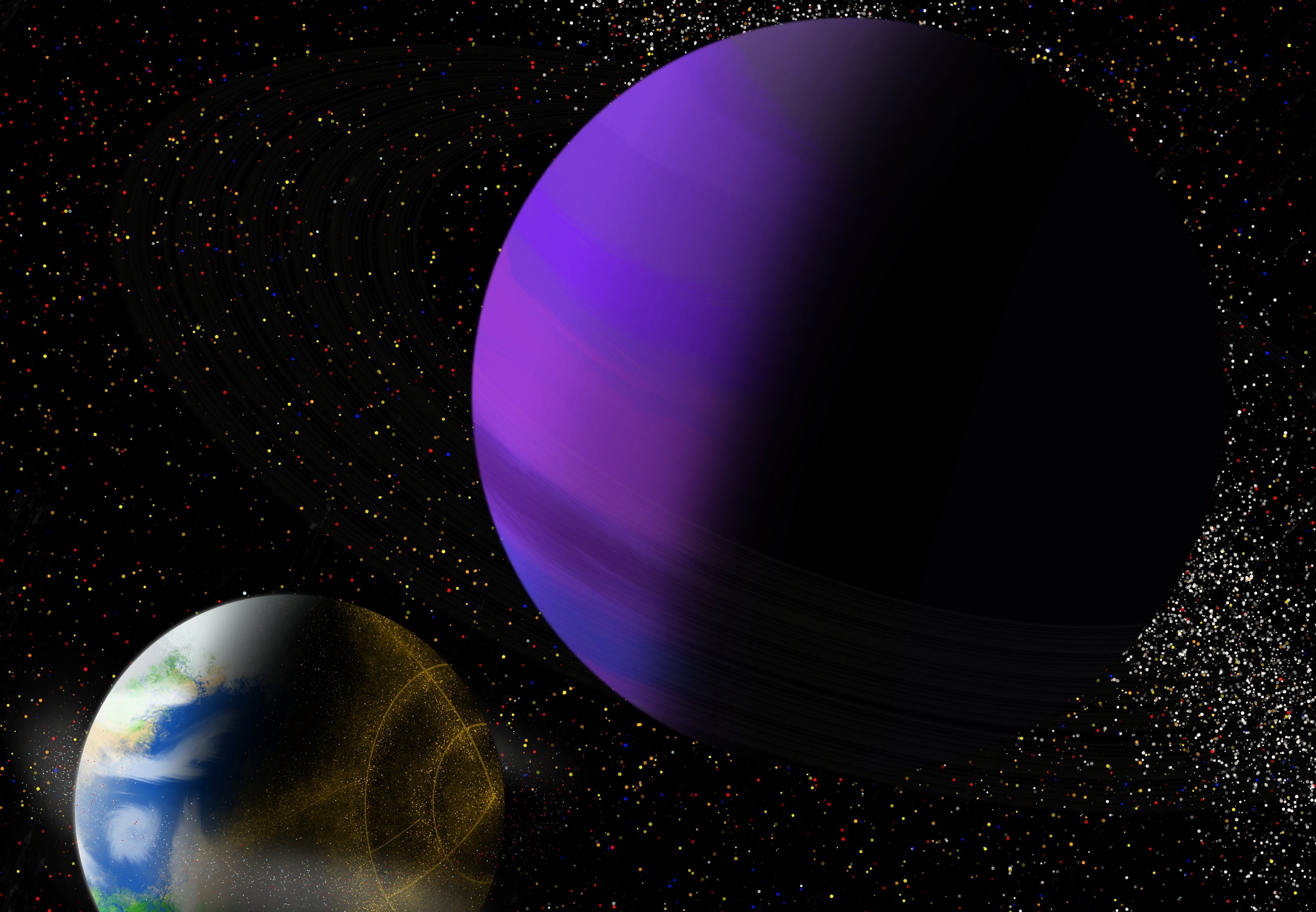 Purple Gas Giant