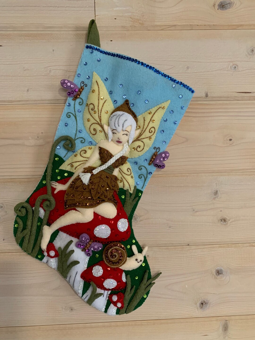 Bucilla Woodland Fairy 18 Stocking - Etsy