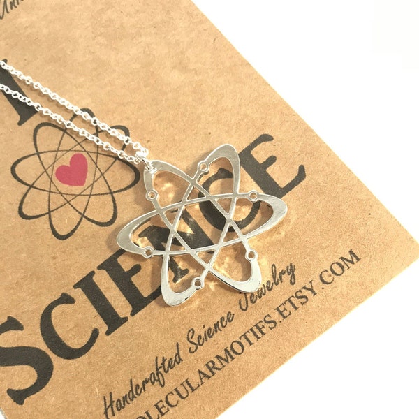 Atom Necklace - Etsy