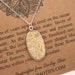Coral Fossil Necklace in Sterling Silver-fossil Jewelry-natural Sea ...