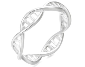 DNA Pendant Custom Birthstone Charm-hand Made DNA - Etsy