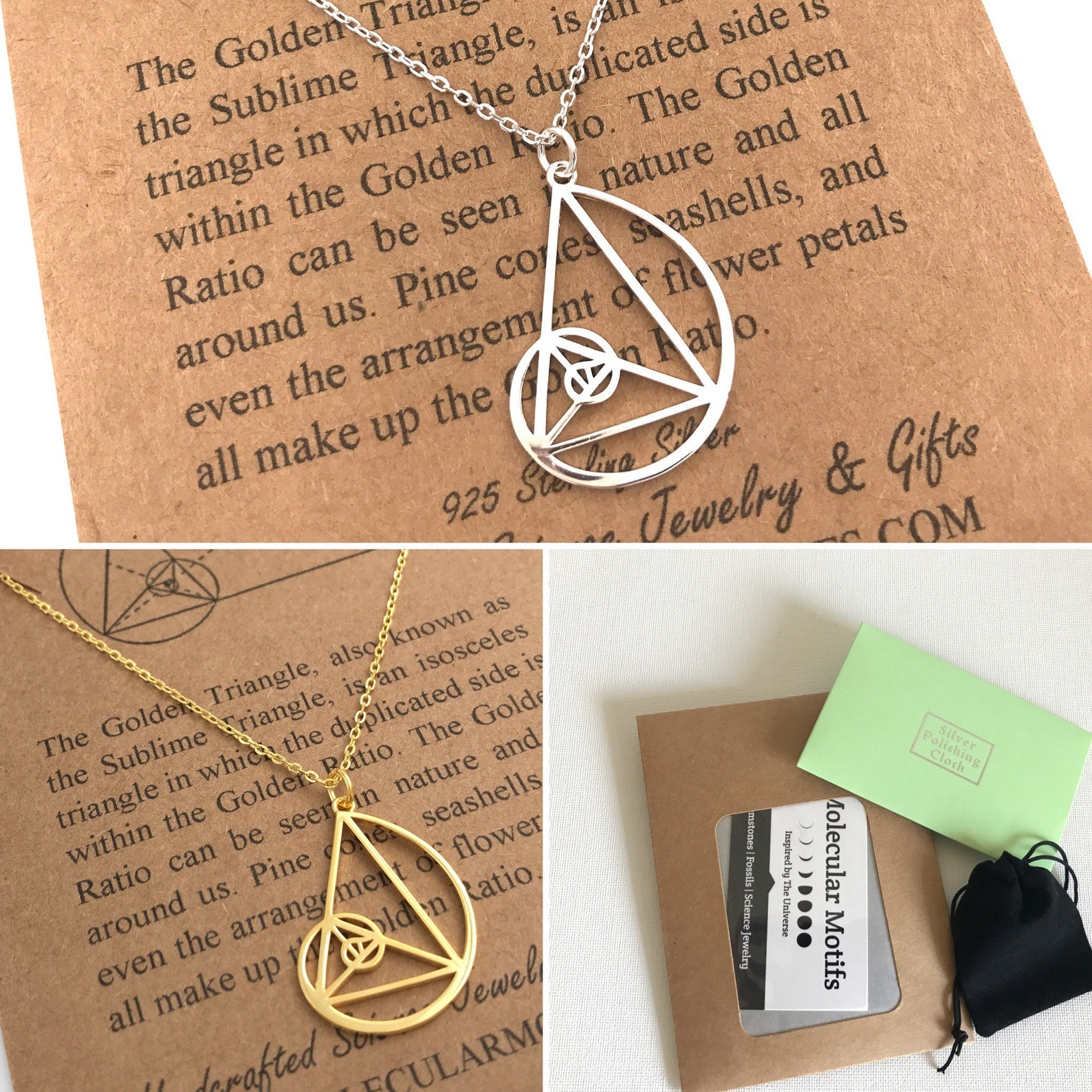 Birthstone Sterling Silver Fibonacci Customized | Etsy