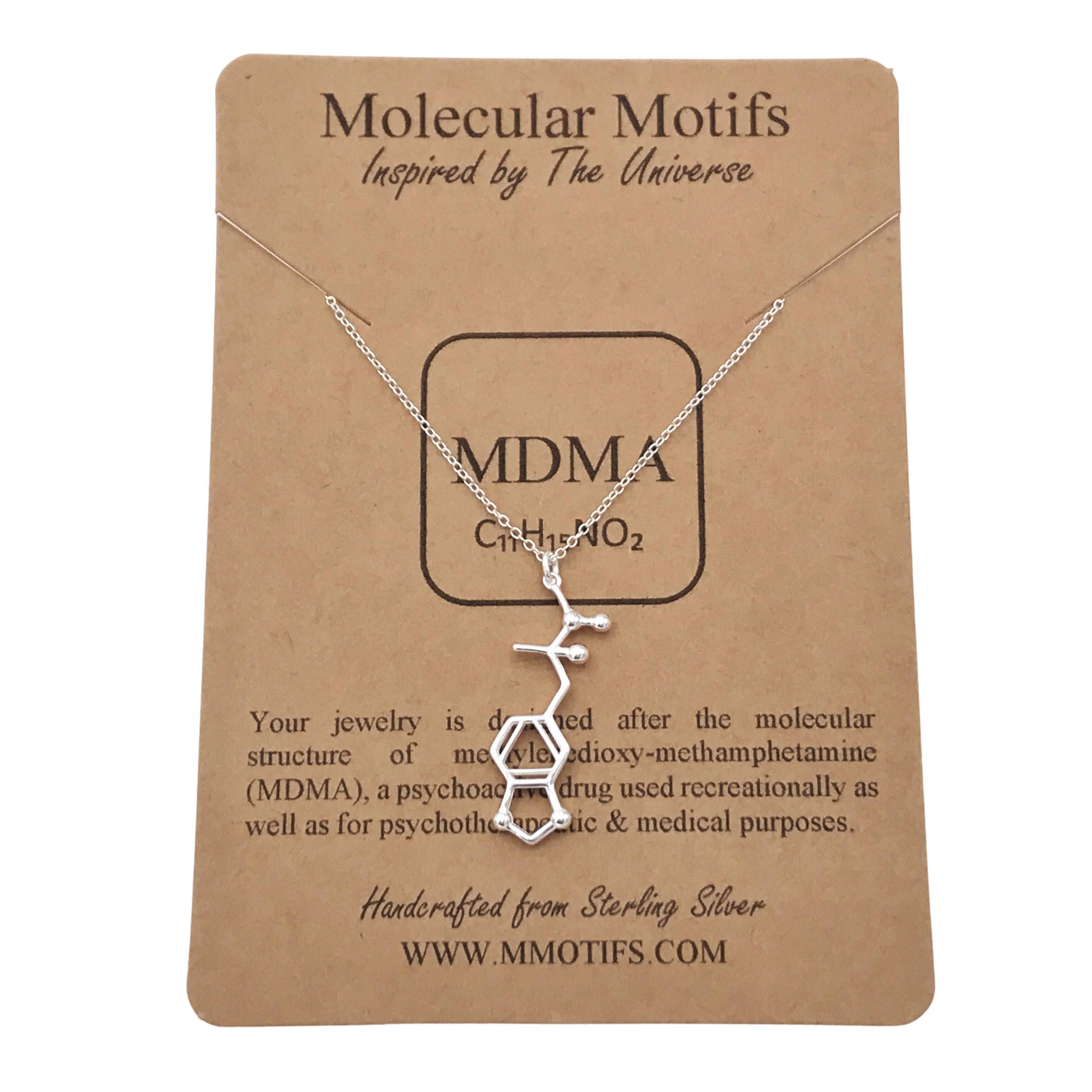 Mdma Molecule Necklace
