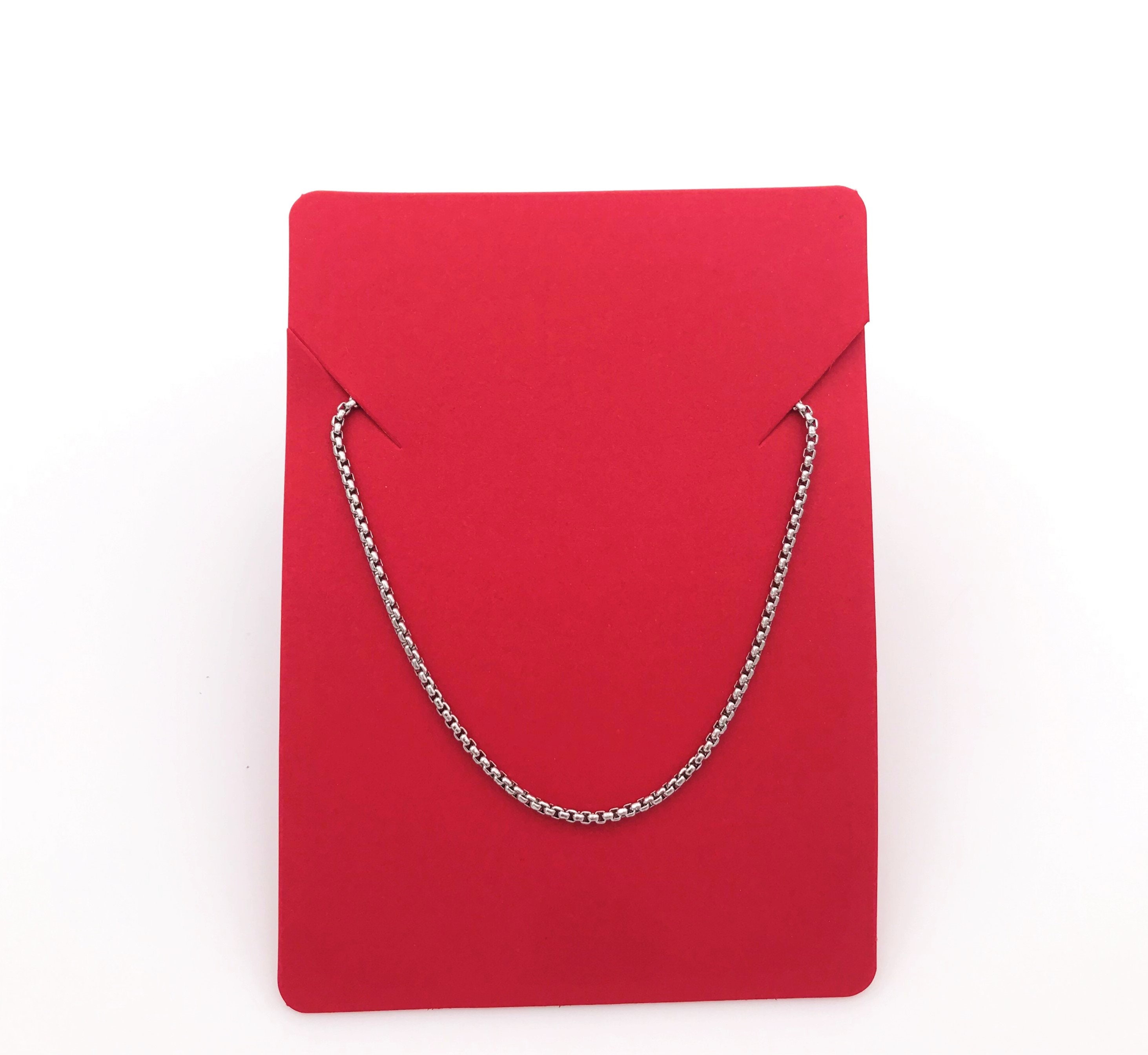 Stainless Steel Rolo Box Unisex Chain for Pendants in Lengths | Etsy