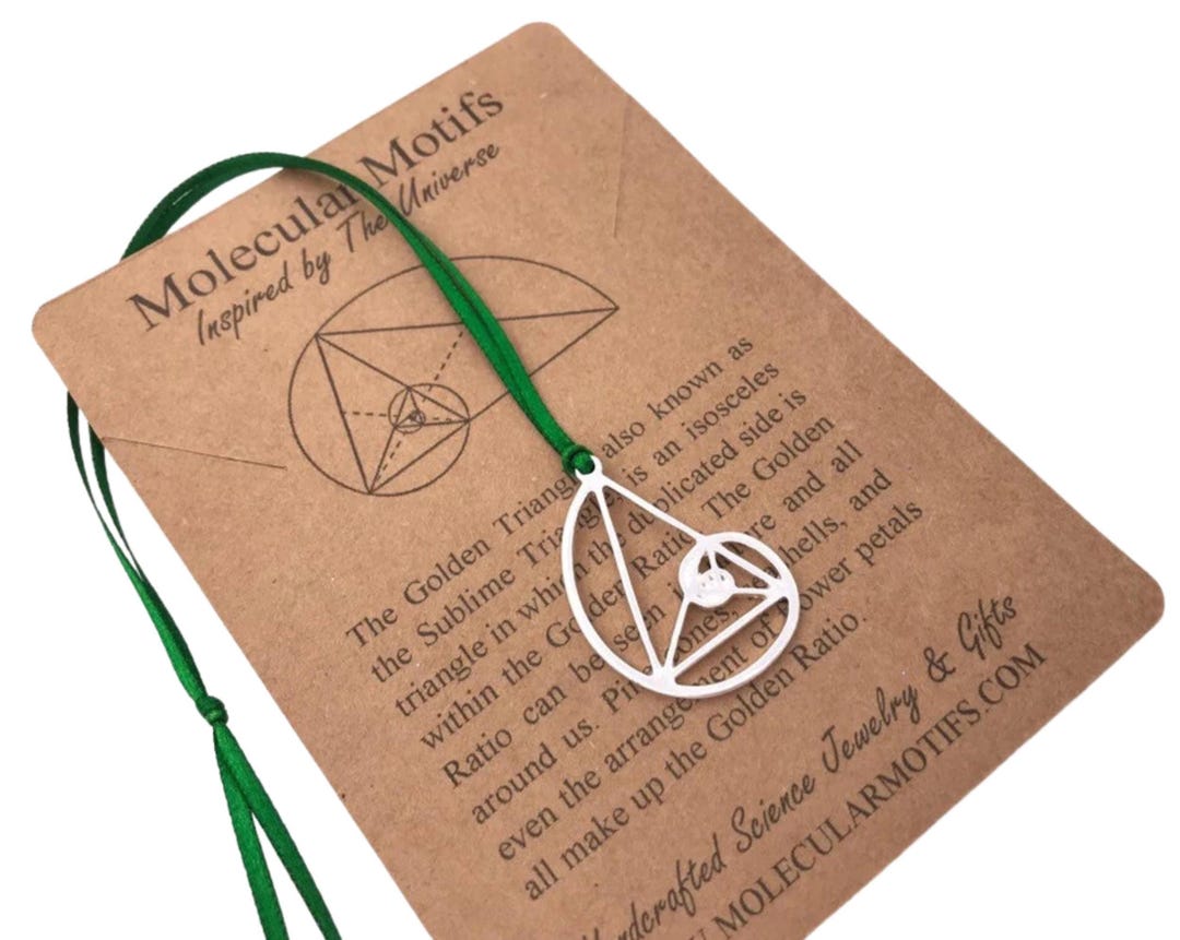 Golden Ratio Ornament or Bookmark: Handmade Science Gift - Etsy