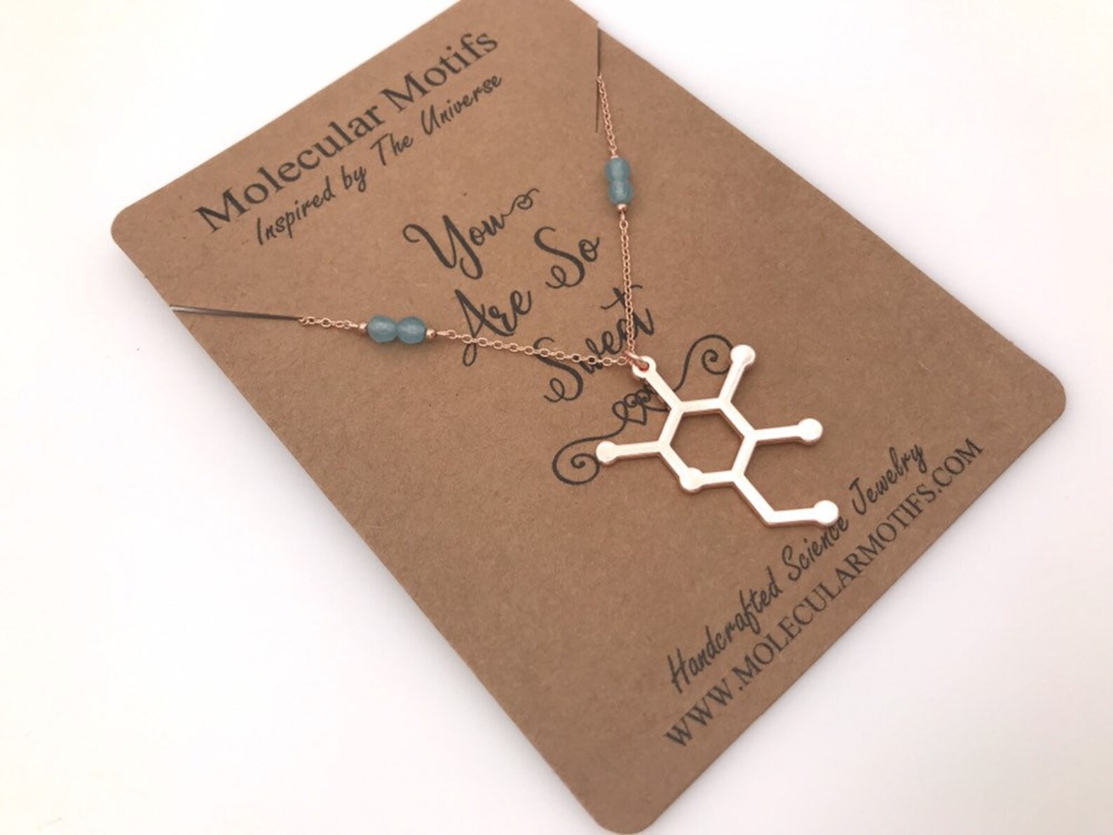 Sugar Molecule Necklace-glucose Molecule Pendant-science | Etsy