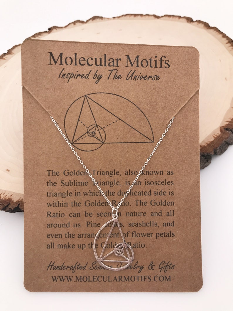 Hammered Sterling Silver Fibonacci-golden Ratio-golden - Etsy