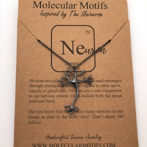 Rose Gold Neuron Tree of Life Pendant: Handmade Science Jewelry - Etsy