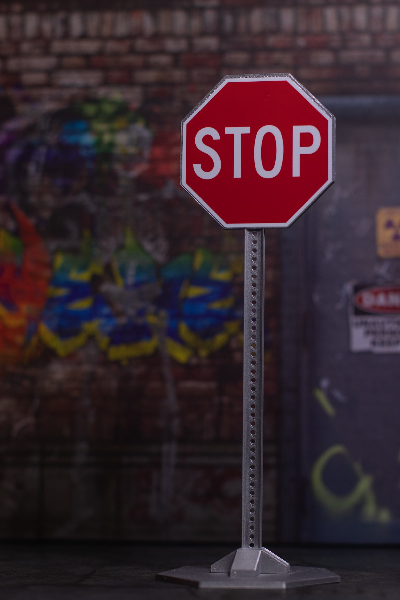 Stop Sign Diorama PROP ONLY Action Figures 1/12 Scale - Etsy