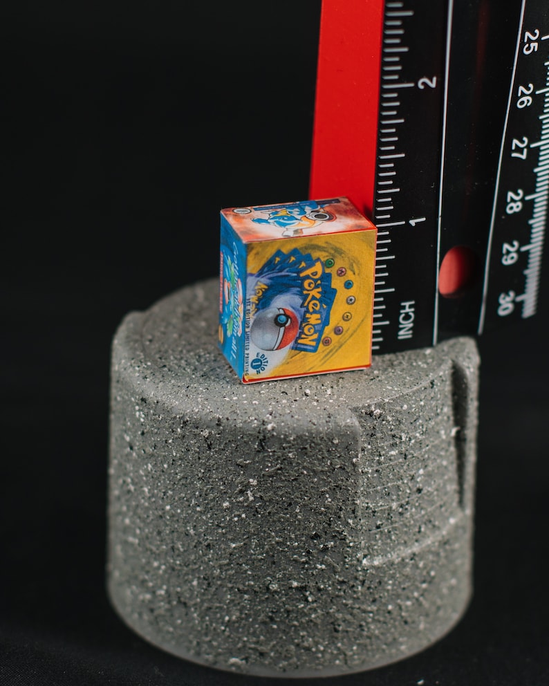 MINIATURE Pokemon First Edition Box Set Accessory for Action | Etsy