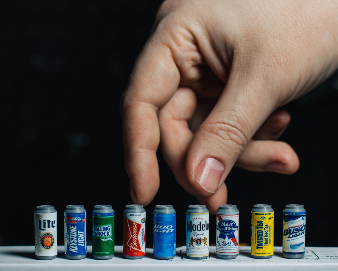 Miniature Beer Can ACCESSORY ONLY for Action Figures/dollhouse - Etsy