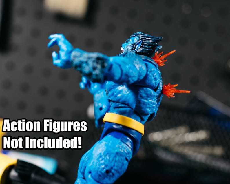 Red Blood Shot EFFECTS ONLY Marvel Legends, Action Figure 1/12 Scale - Etsy