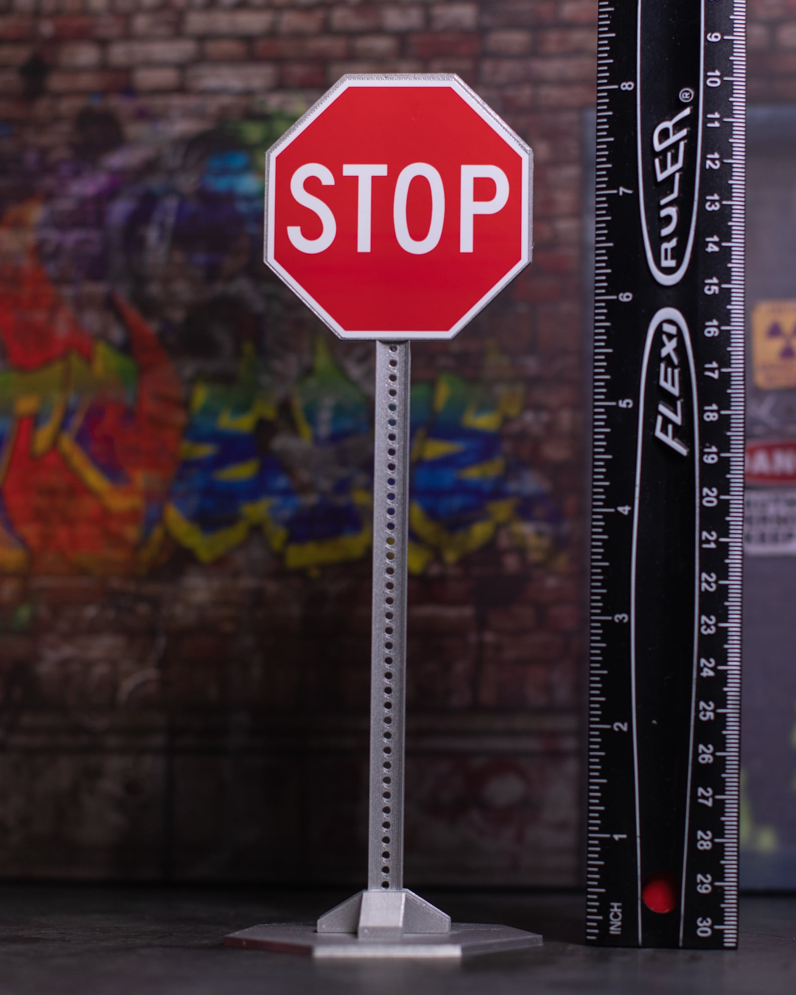 Stop Sign Diorama PROP ONLY Action Figures 1/12 Scale - Etsy