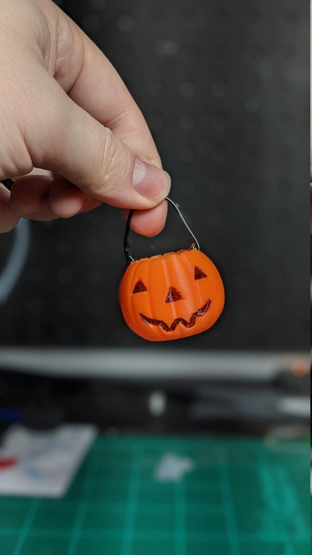 MINIATURE Halloween Candy Bucket/pail for Action Figures/dolls 1/12 ...