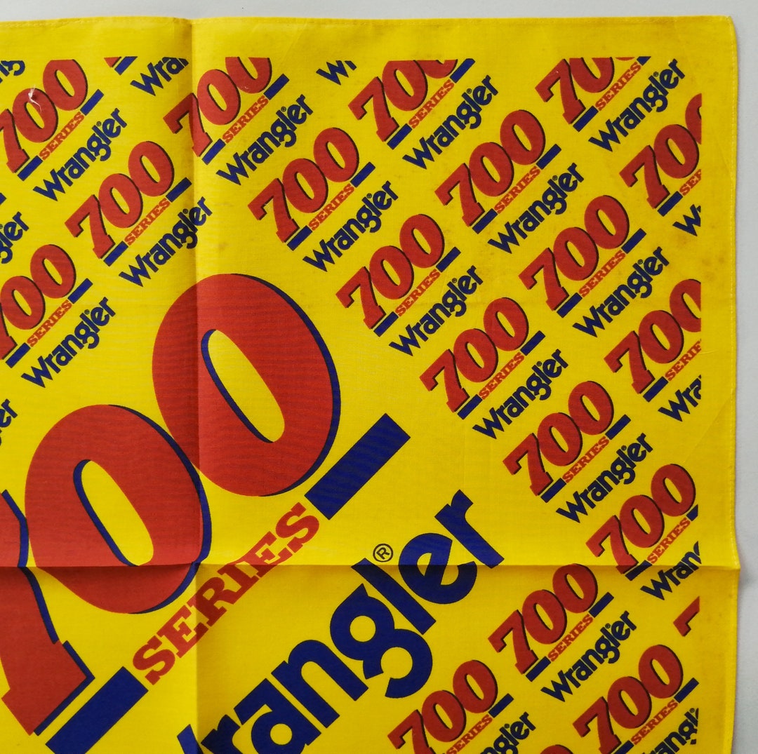 Yellow 700 Series Wrangler Bandana Cotton 21 X 21 - Etsy