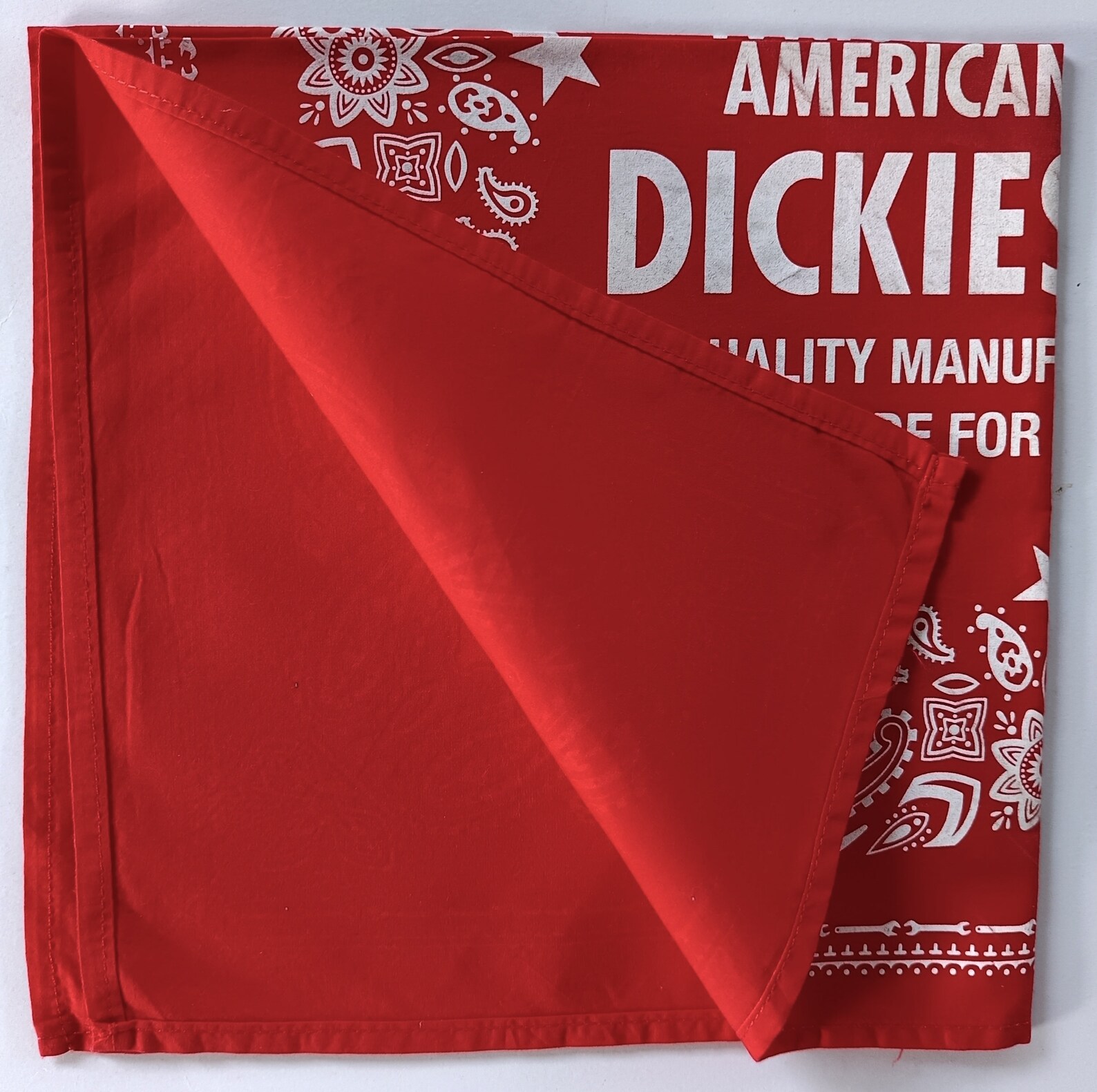 DICKIES TEXAS Red Paisley Bandana, 20.5" X 20.5" Inches, Cotton, Holiday Gifts - Etsy