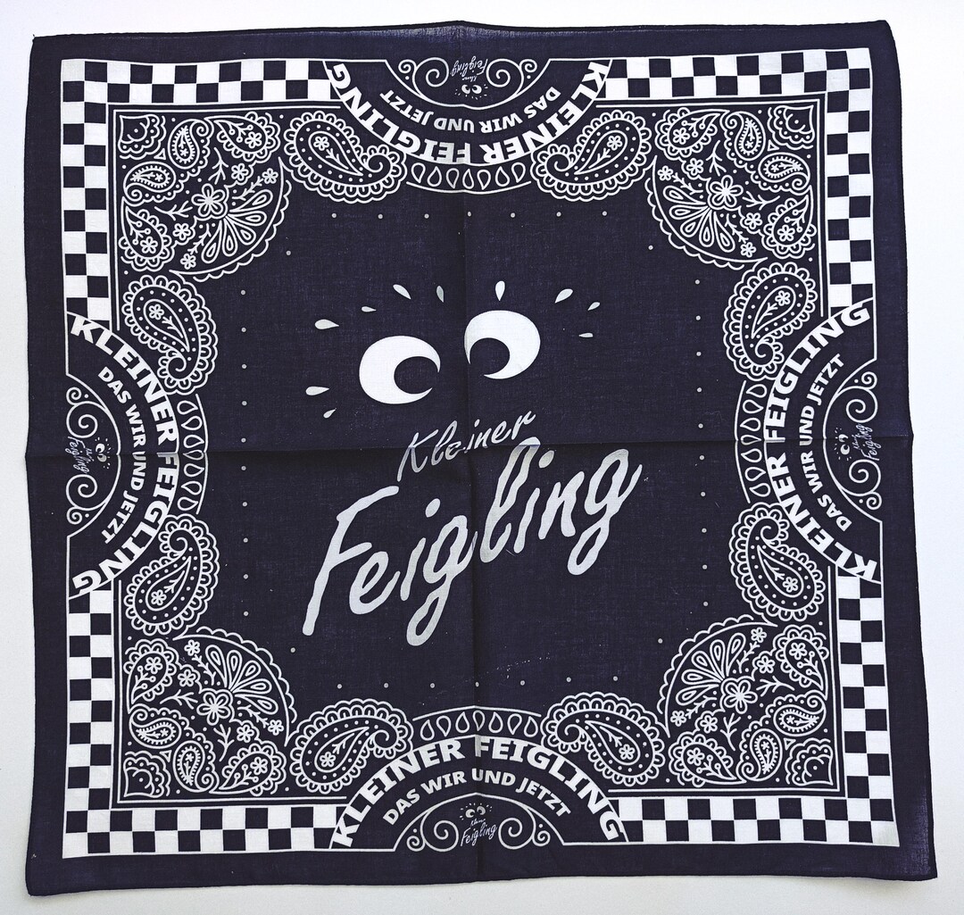 Black Paisley Bandana, 20" X 20" Inches, KLEINER FEIGLING Das Wir Und ...