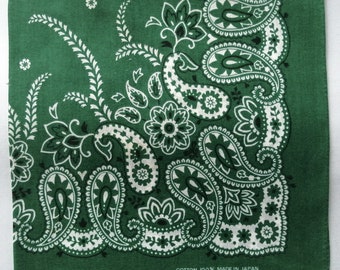 Paisley Indigo Bandana 20 X 21 Inches Color Fast - Etsy