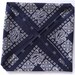 Paisley Indigo Bandana 20 X 21 Inches Color Fast 100% Cotton, RN13960 ...