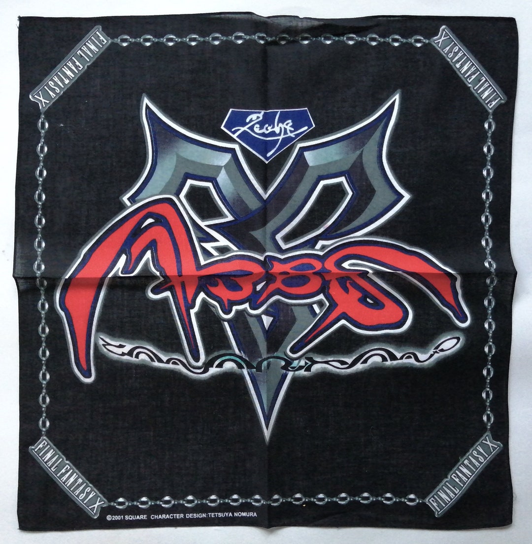 Final Fantasy X Reservation Bonus Bandana, Tidus Blitzball Logo, 20 X ...