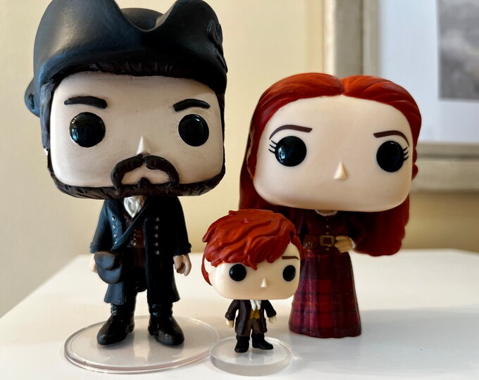 Outlander Custom Pops Brianna,roger & Jemmy Mackenzie Set of 3 - Etsy