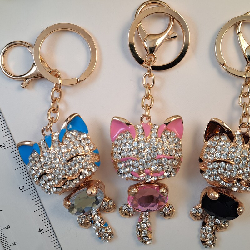 Kitten Keychain - Etsy