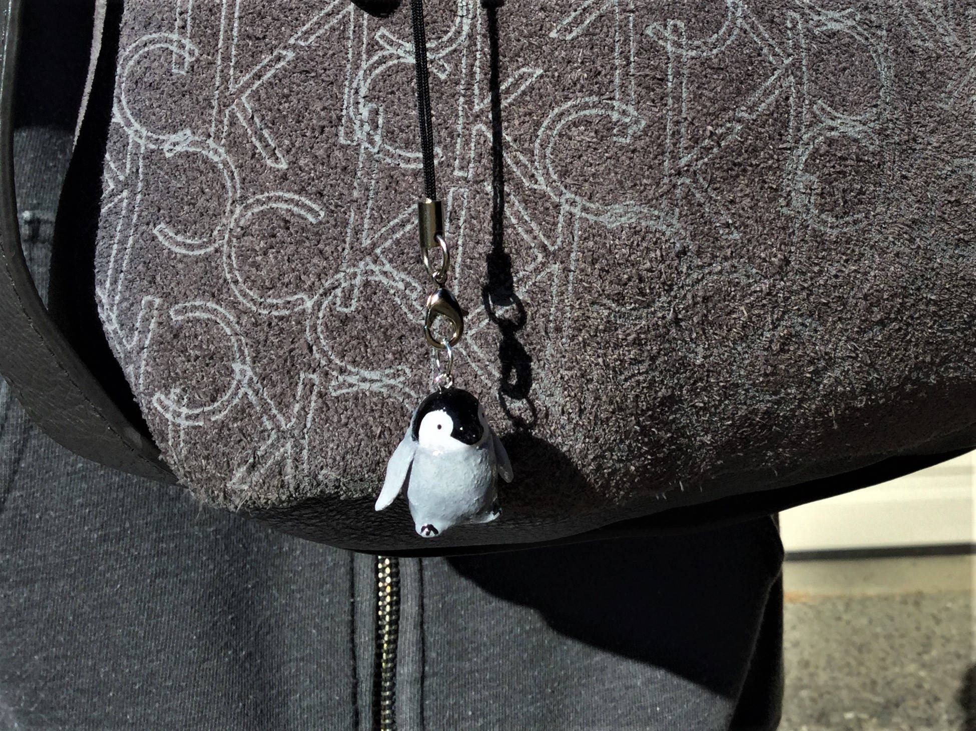 Penguin Necklace/charm/pendant/keychain/figurine/polymer Clay - Etsy