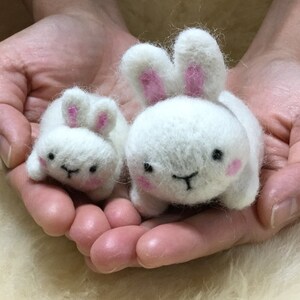 Needle Felted Bunny Needle Felted Rabbit, Needle Felted Animal, Mini ...