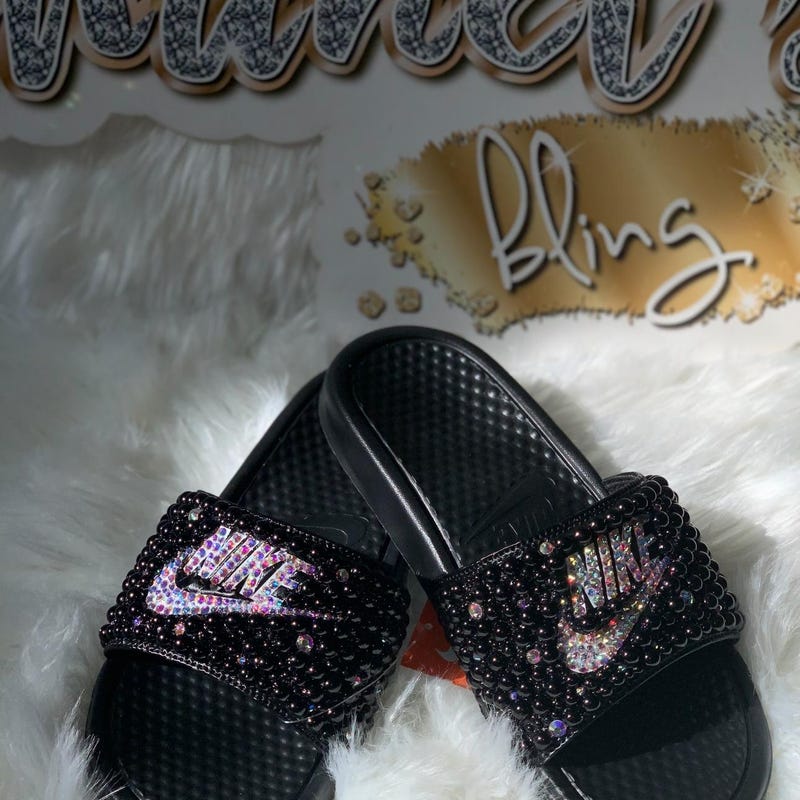 Nike Slides Custom - Etsy