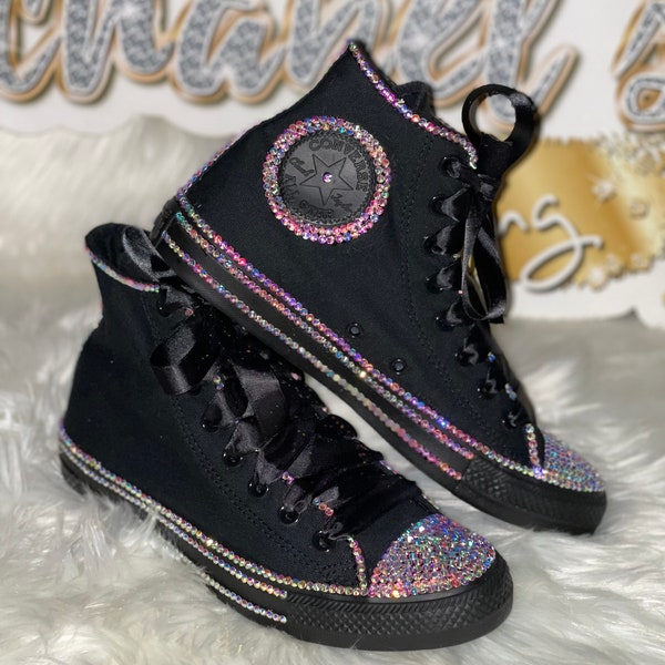 Blinged Out Converse - Etsy