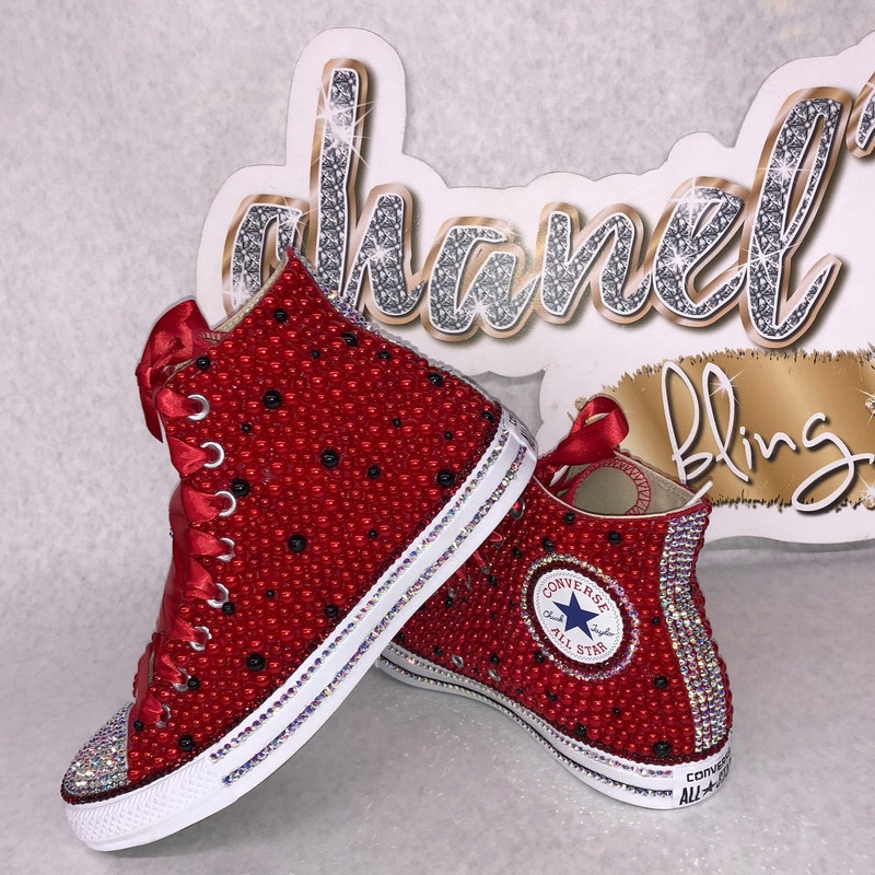 Bling Converse - Etsy