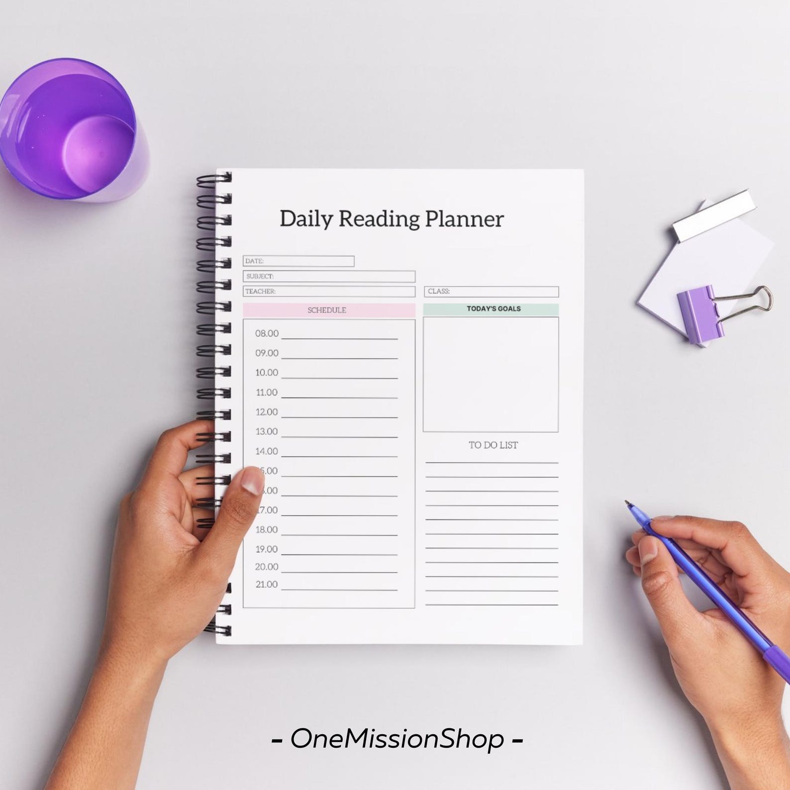 Printable Homeschool Planner, Academic Lesson Planner, Homeschool Daily ...