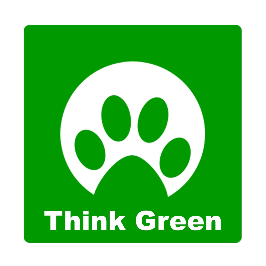 Think Green Logo Pattern Motto Slogan Printable Download - Etsy