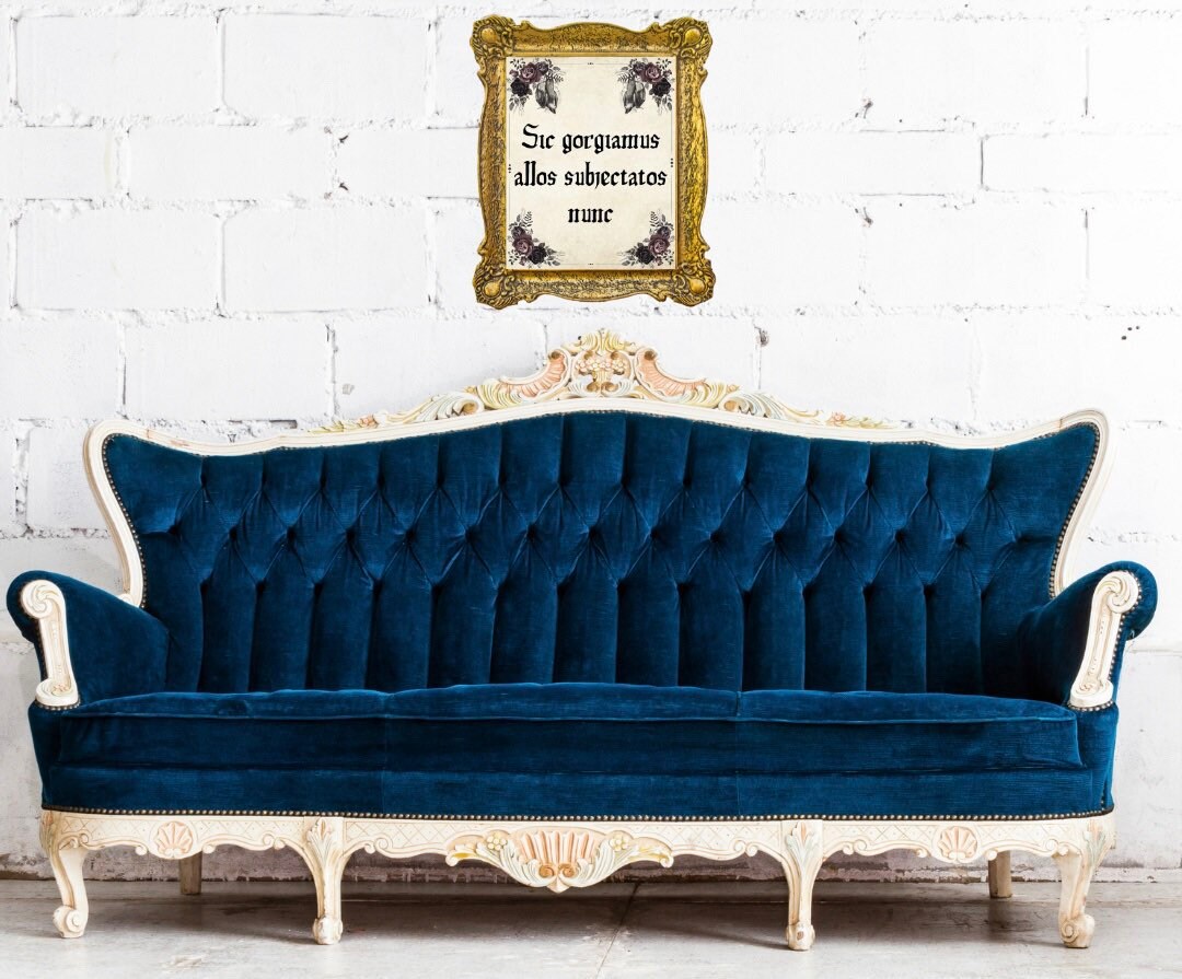 Addams Credo Motto, Goth Decor, Gothic Home, Sic Gorgiamus Allos ...