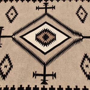 6x9 Handwoven Kilim Wool Navajo Rug Southwestern Pattern Modern Design ...