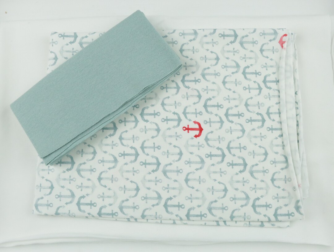 Fabric Package Jersey Anchor Sewing Set - Etsy