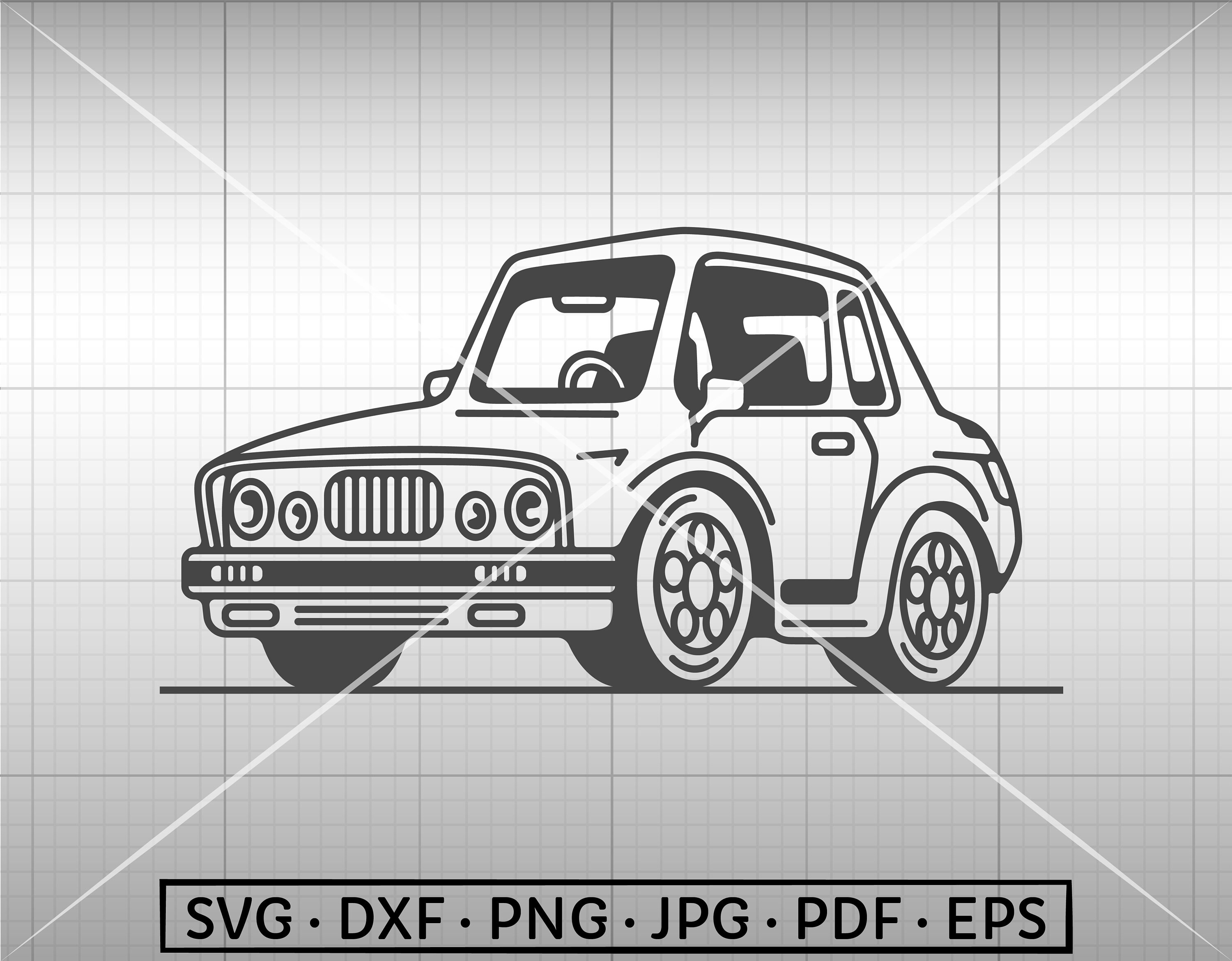 Car SVG, Rally Car SVG, Silhouette Cricut Cut File Commercial Use - Etsy UK